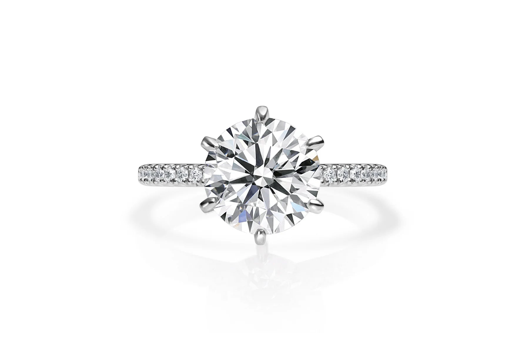 Round (Circle) Cut Diamond Engagement Rings – Paul Bram