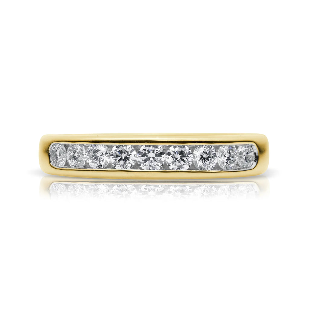 Flinders - Diamond - Diamond Wedding Ring - 18ct Yellow Gold - 0.46ct ...
