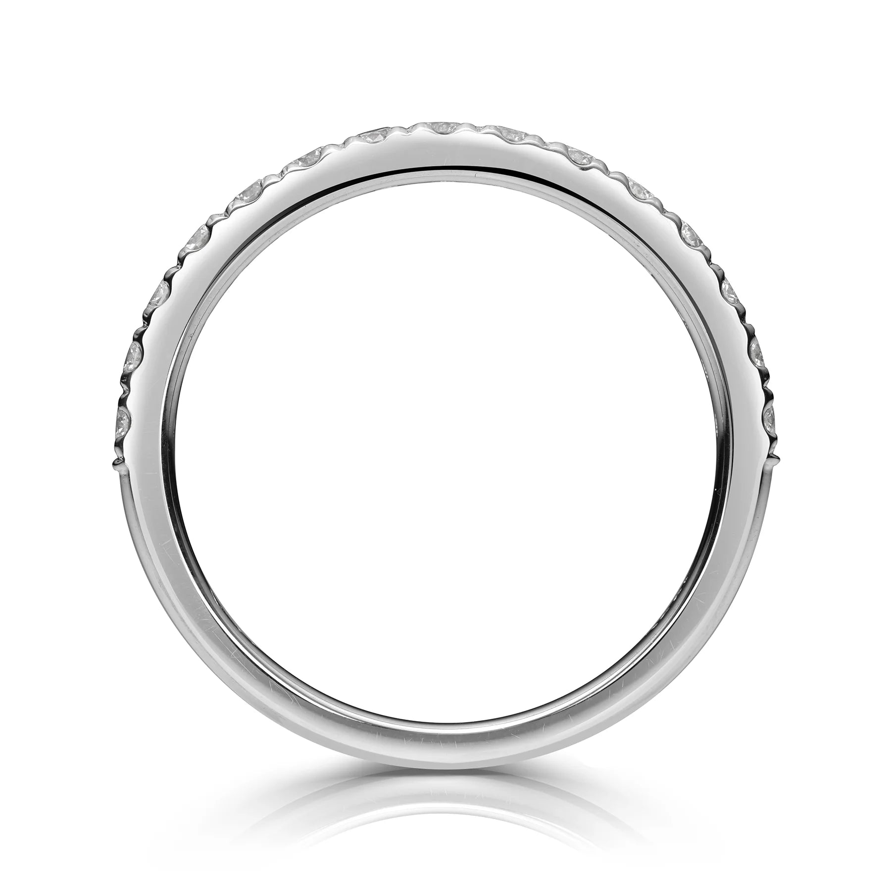 Holly - Wedding Ring - 18ct White Gold – Paul Bram
